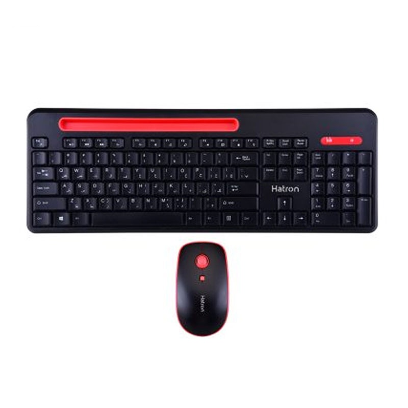 فروشگاه اینترنتی کامپیوتر رابین - کیبورد و موس هترون HKCW135